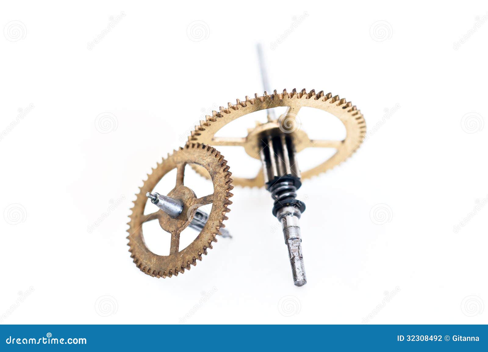 Wheels of a clock stock photo. Image of design, cogwheel - 32308492