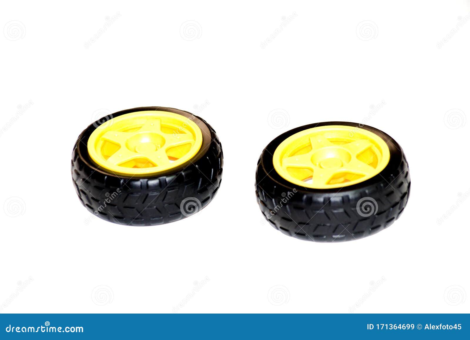 2 Wheels Closeup on a White Background Stock Image - Image of concepts ...