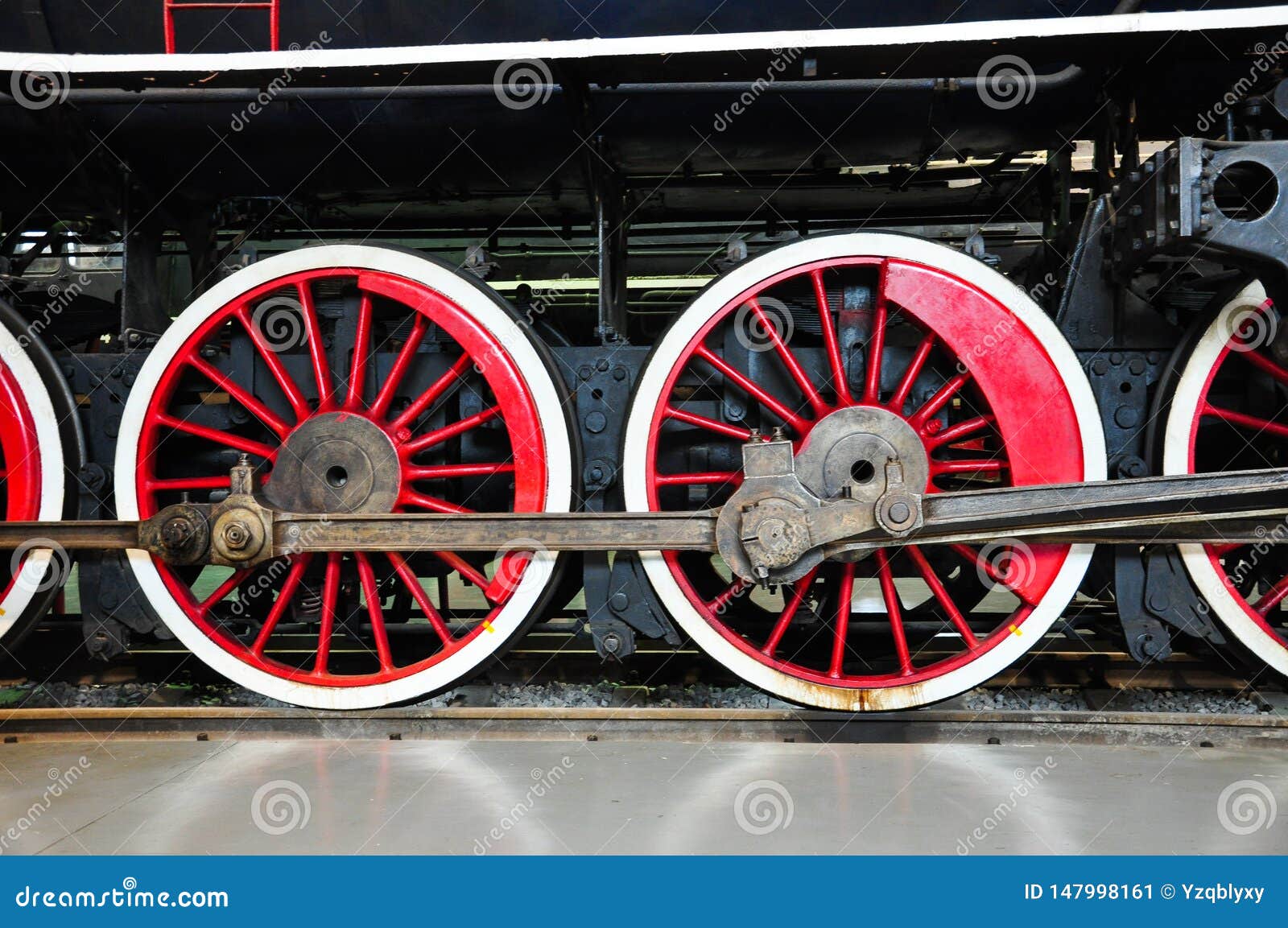 The train wheels stock image. Image of connection, locomotive - 147998161