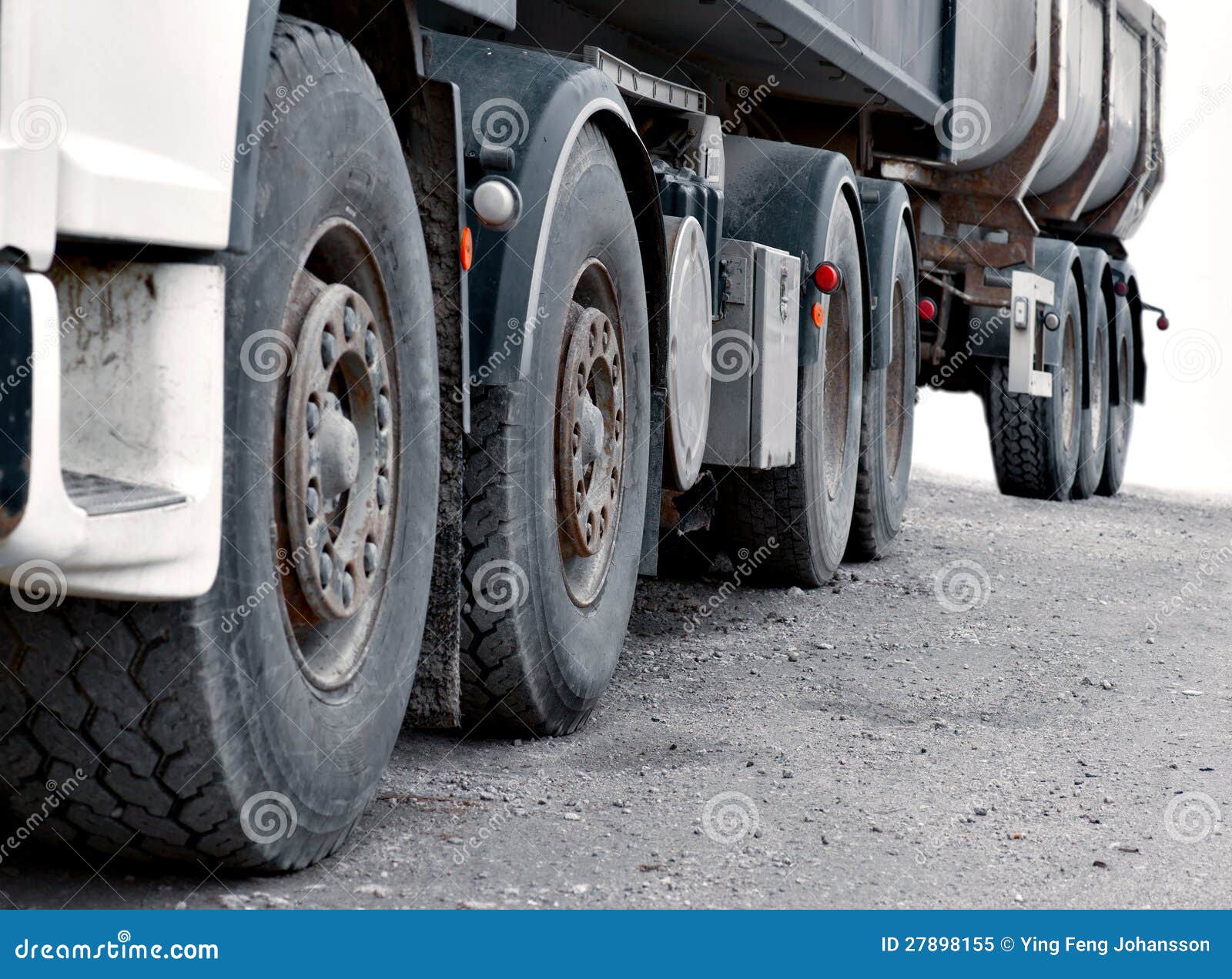 Wheels of heavy truck stock image. Image of transport - 27898155