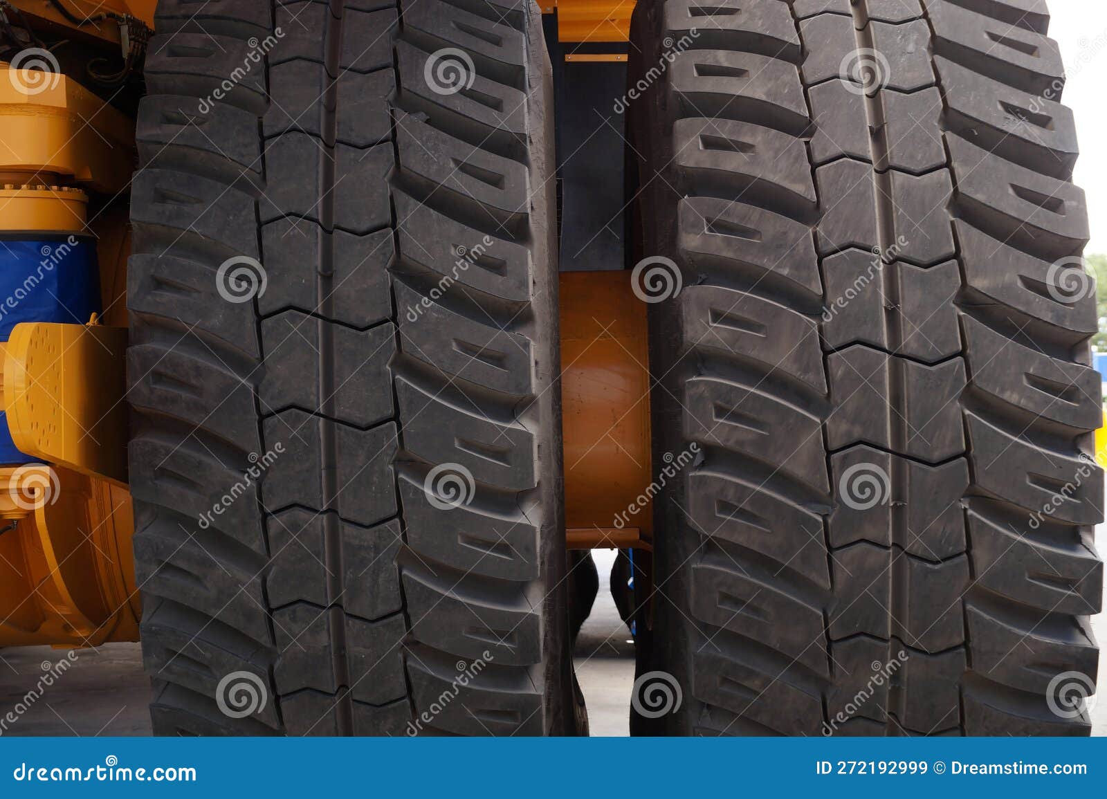 Wheels of the Largest Dump Truck in the World Stock Image - Image of ...