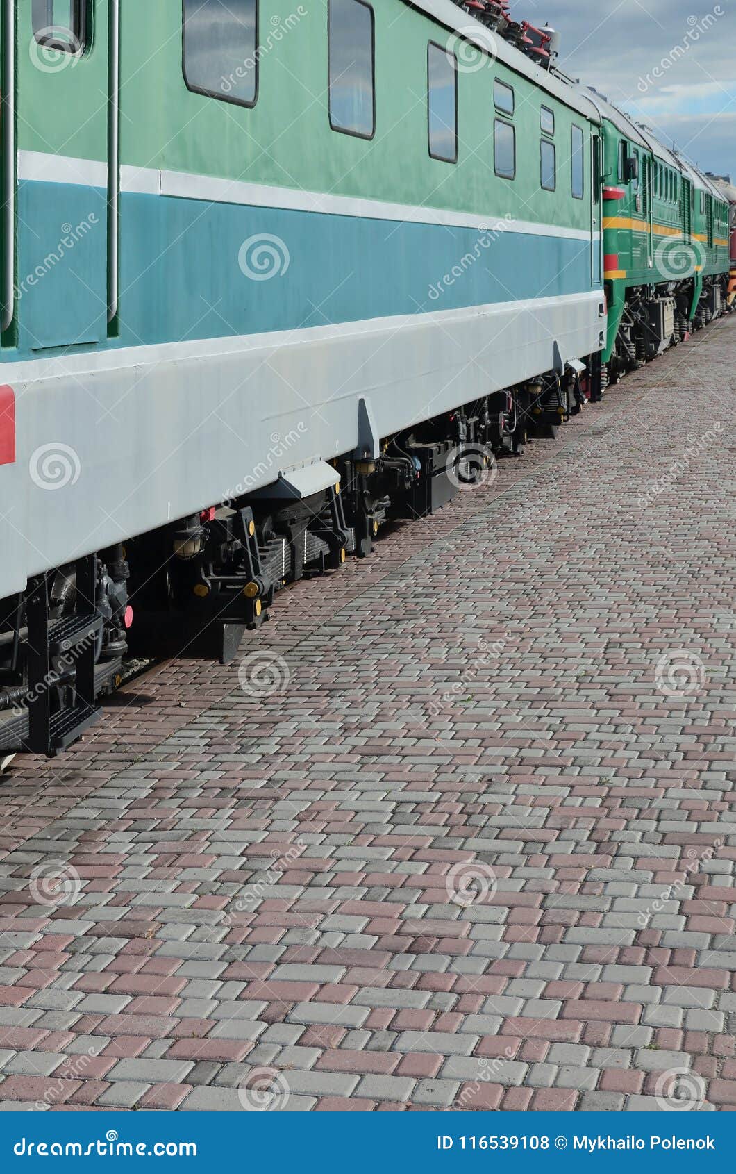 The Wheels of a Modern Russian Electric Train with Shock Absorbers and ...