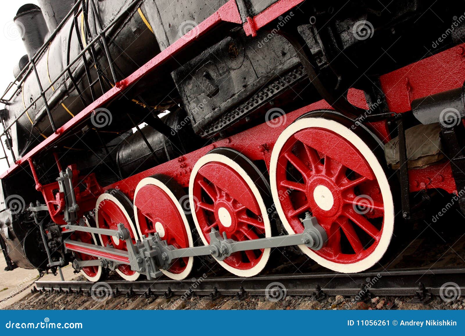Wheels of the Old Express Train Stock Image - Image of view, wheels ...