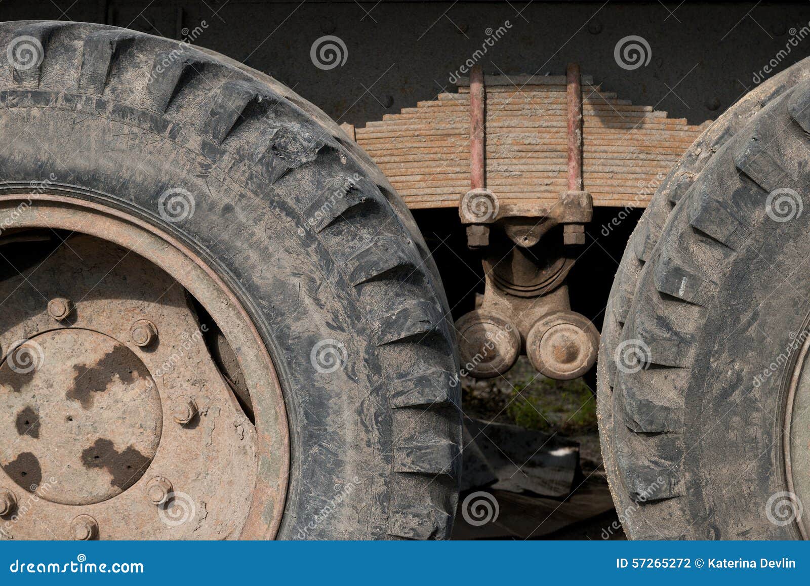 Wheels of old truck stock photo. Image of vintage, soiled - 57265272