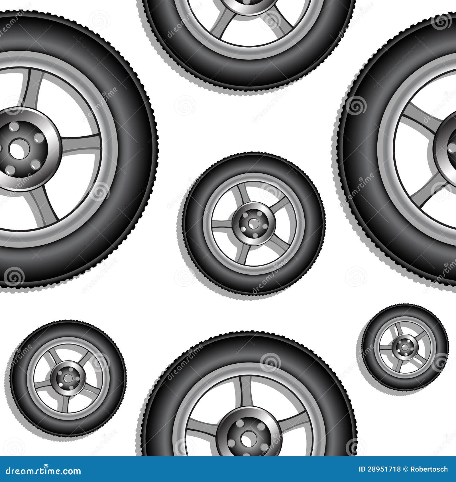 Wheels pattern stock vector. Illustration of shining - 28951718