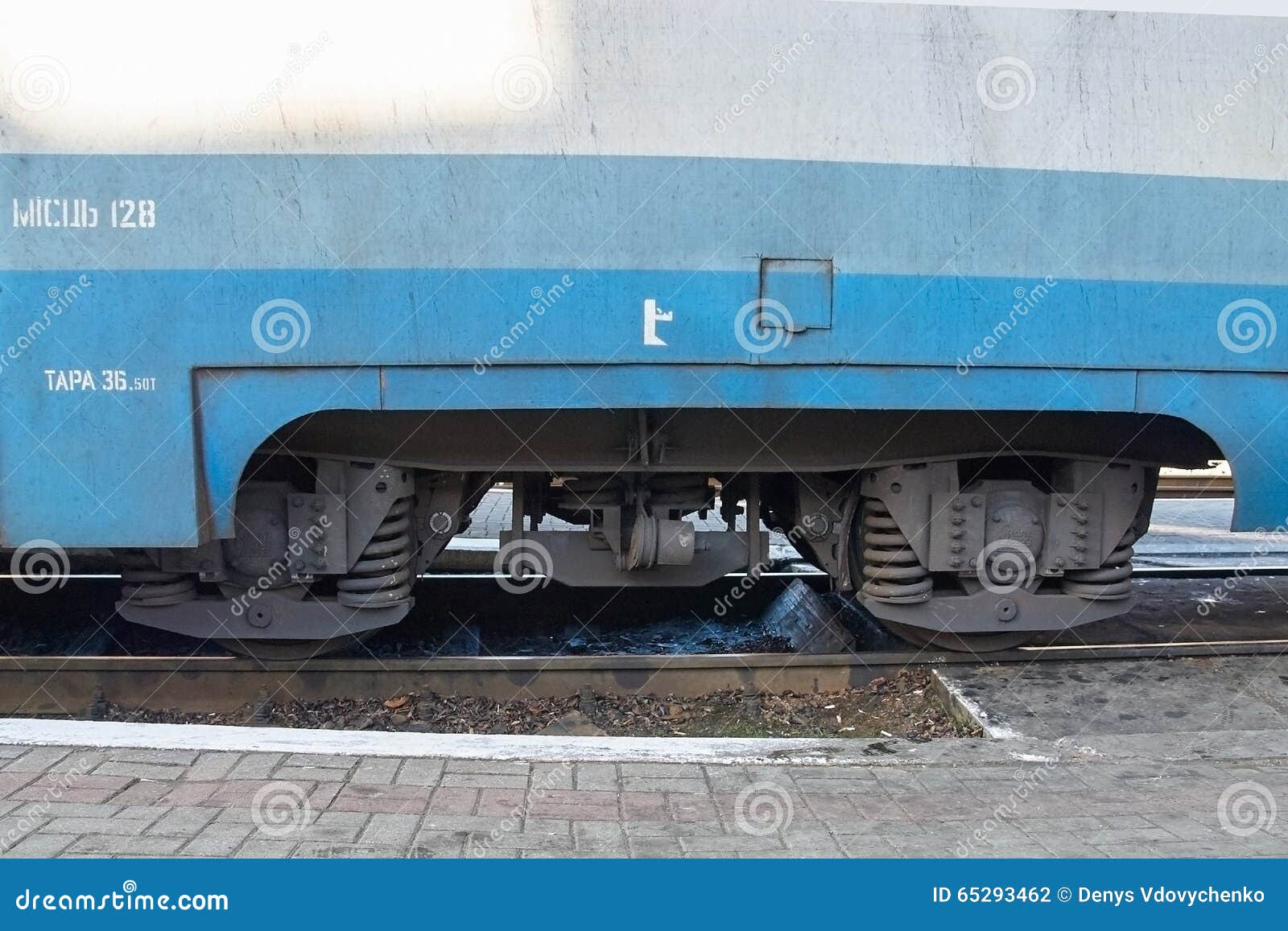 Wheels of a railroad car stock photo. Image of system - 65293462