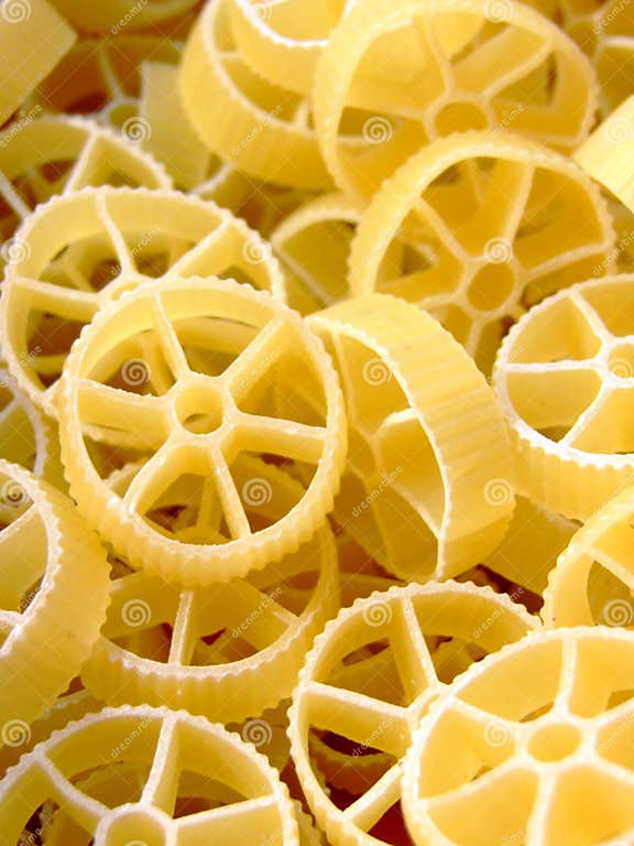 Wheels shaped pasta stock image. Image of detail, cook - 1856047