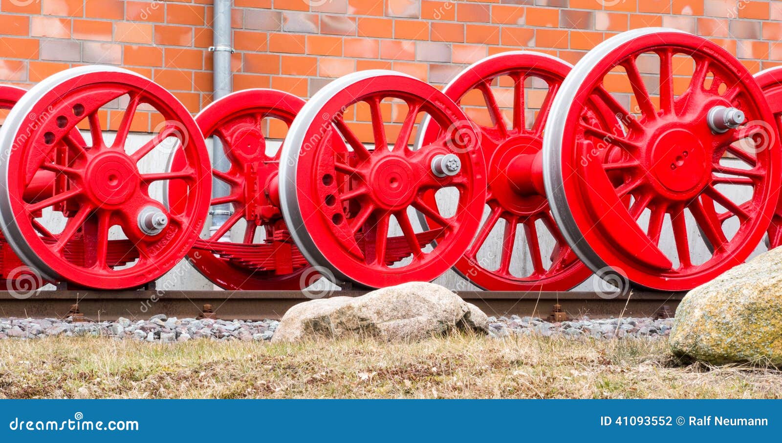 Wheels of a Steam Locomotive Stock Photo - Image of bogie, spoke: 41093552