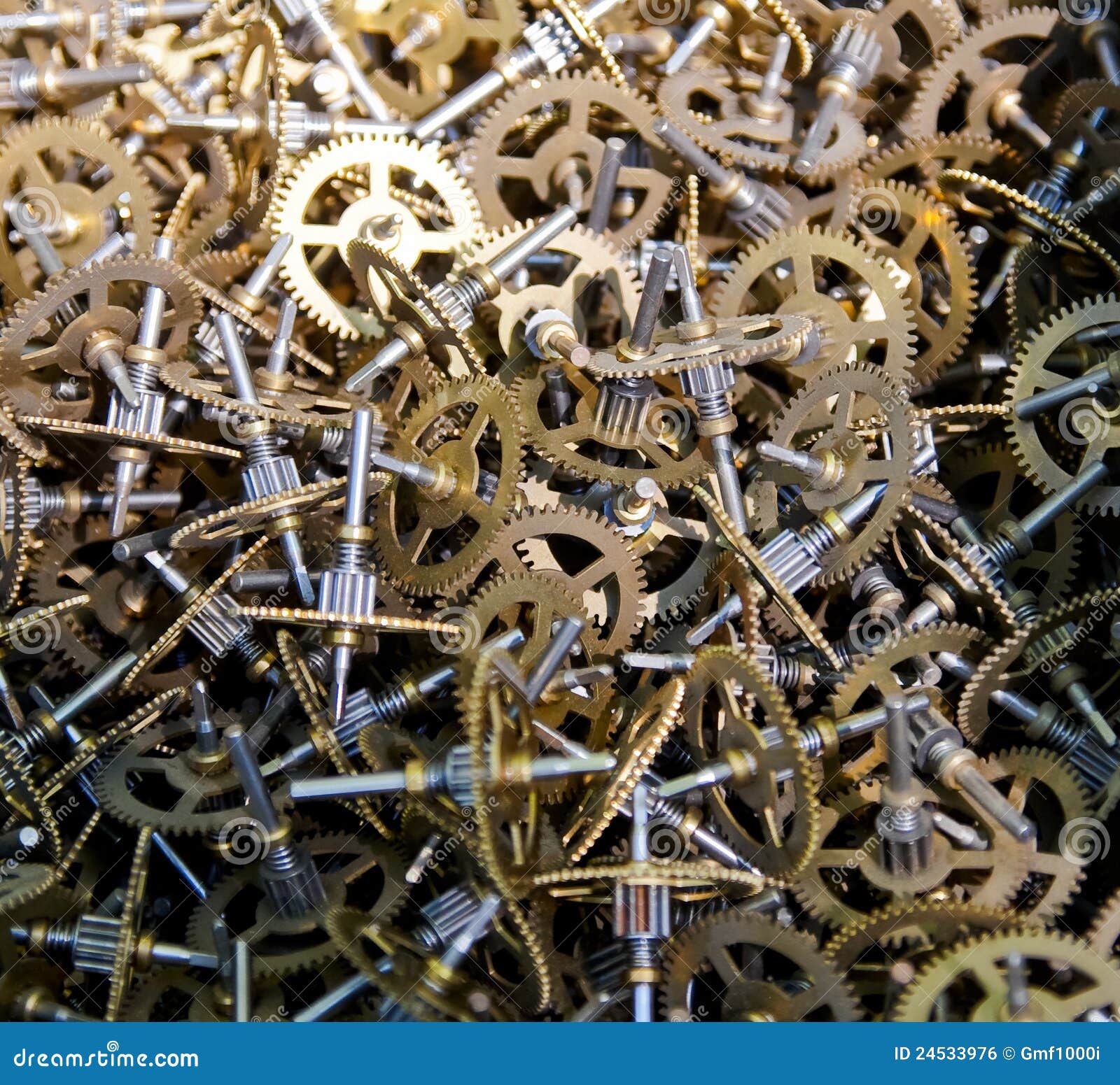 Wheels of time clocks stock photo. Image of metallic - 24533976