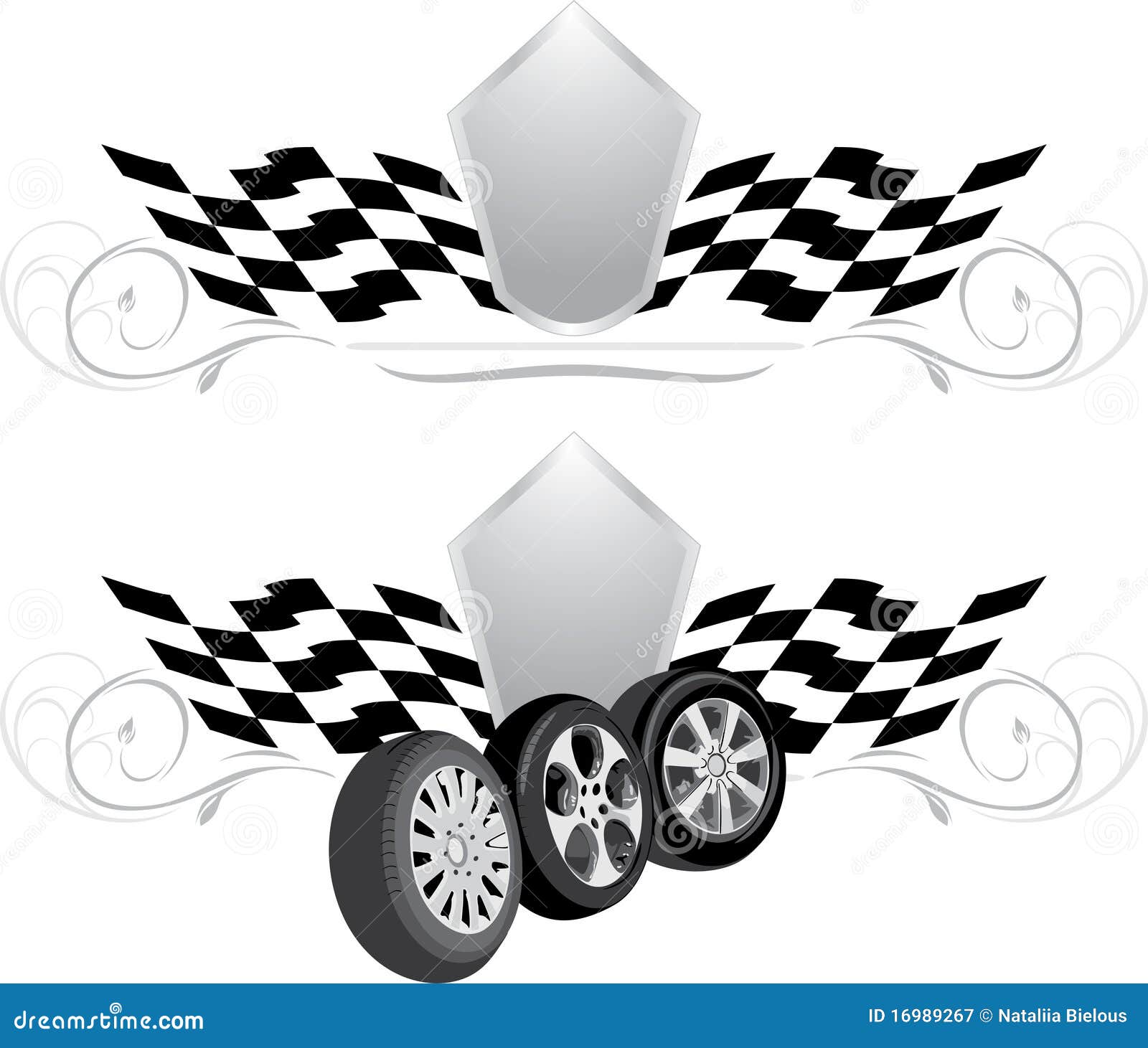 Wheels. Two Icons for Design Stock Vector - Illustration of modern ...