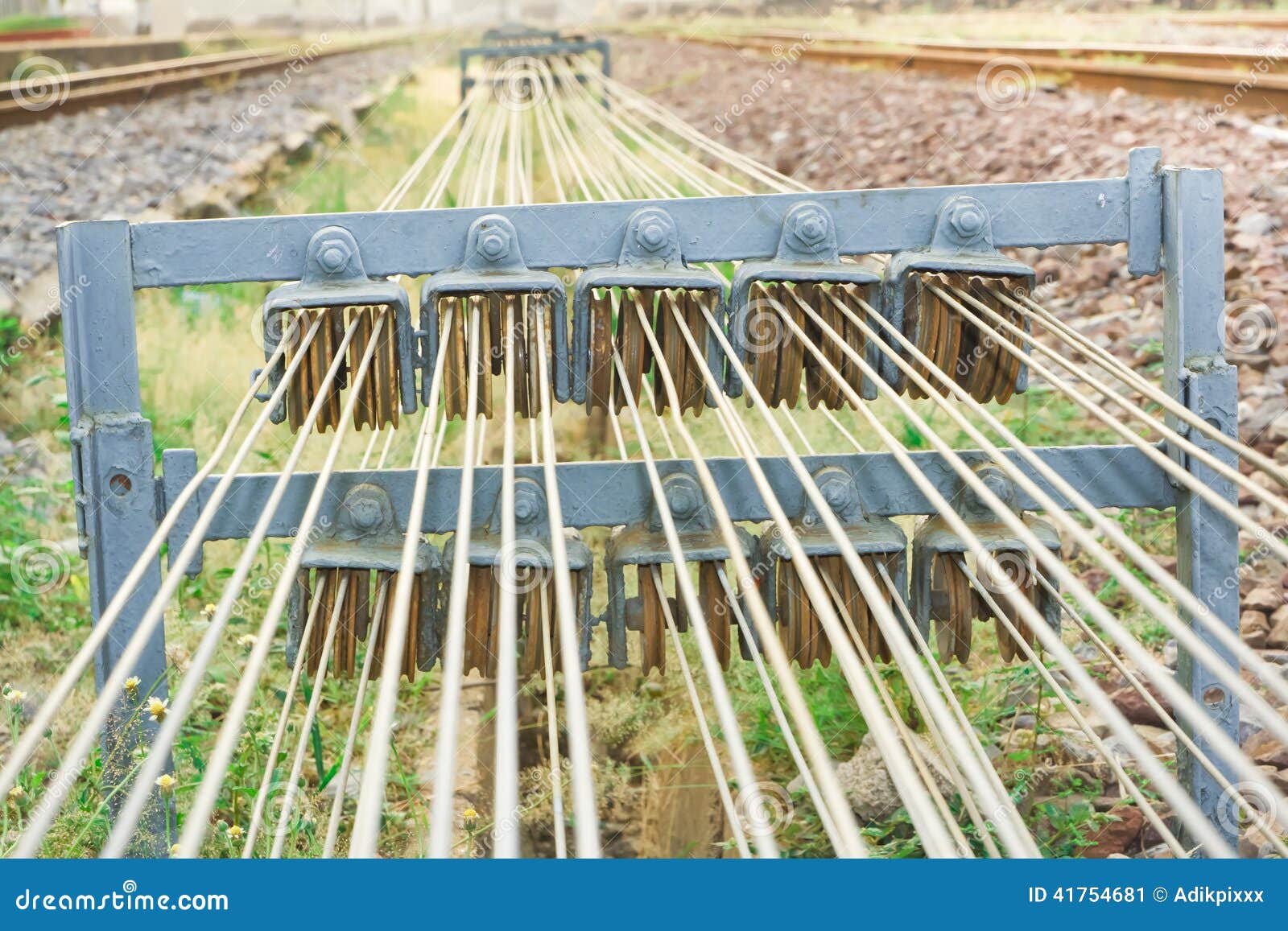 Wheels and Wire Rope, Shunt Equipments Stock Image - Image of mechanic ...