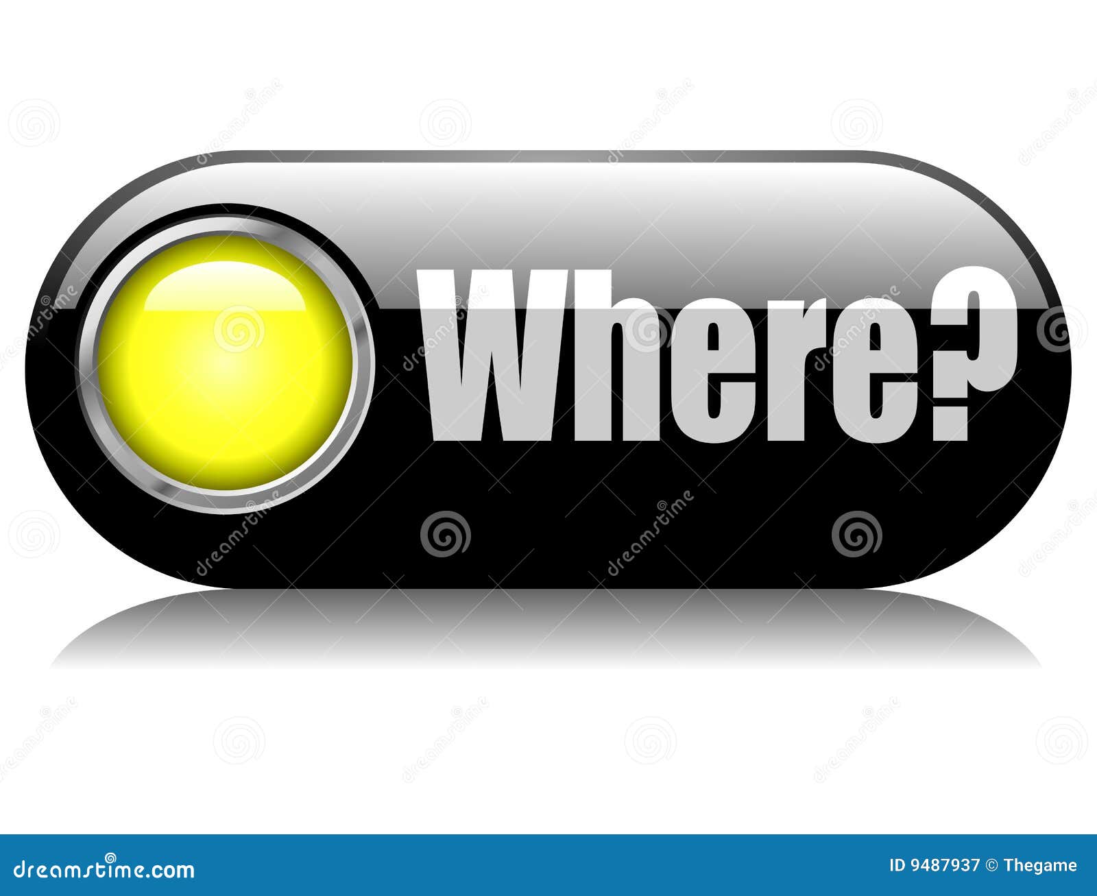 Where? stock vector. Illustration of collection, metal - 9487937