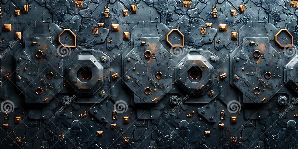 Techno-Artistic Harmony: Abstract Textures Meet Modern Designs Stock Illustration - Illustration ...