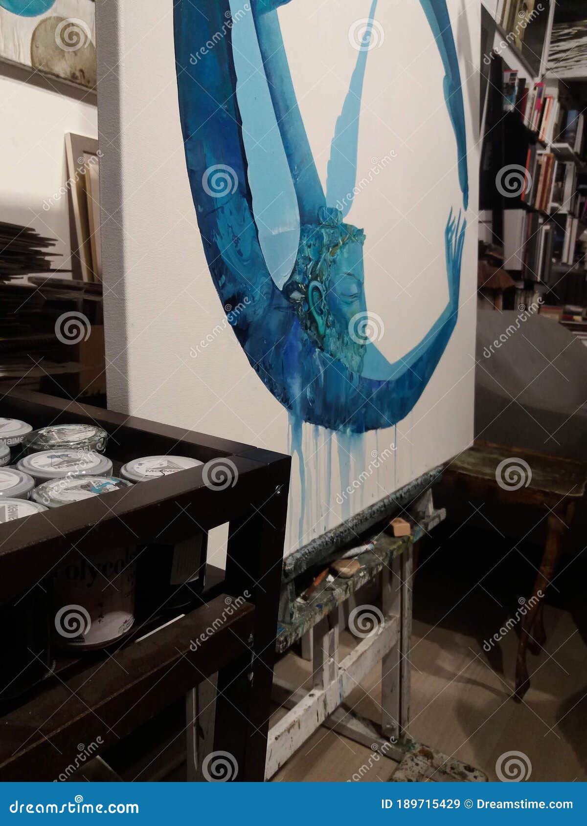 Where the Artists are Hiding Editorial Stock Image - Image of window ...