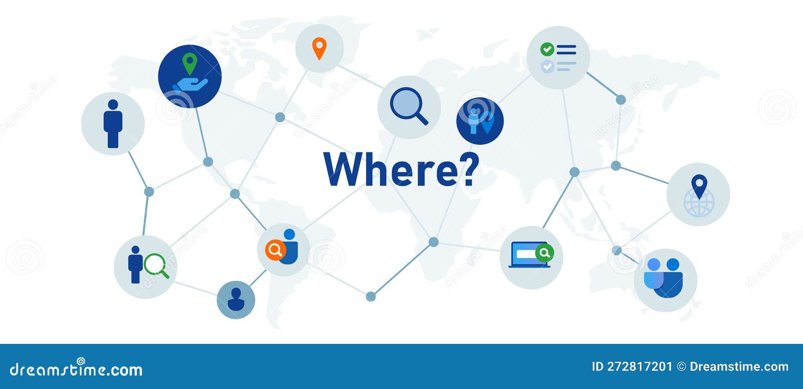 Where Business Target Location Strategy on Position Stock Vector ...