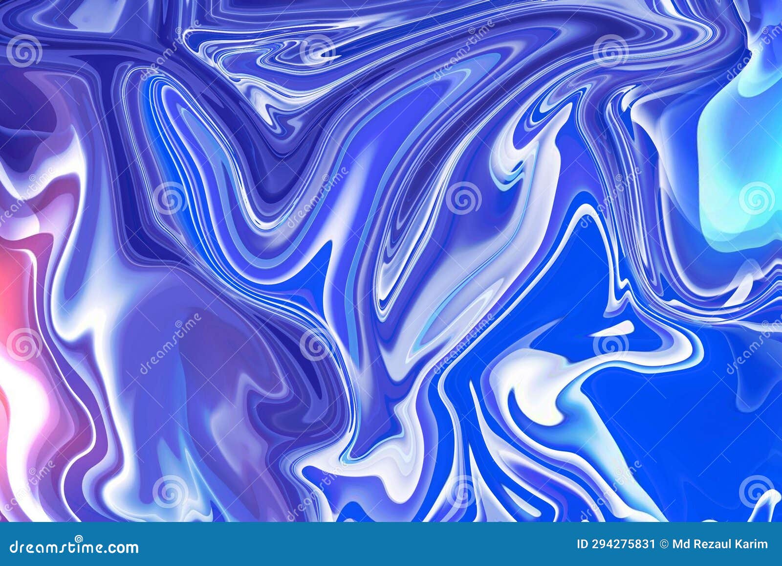 Where Creativity Flows Abstract Background of Blue and White Liquid ...