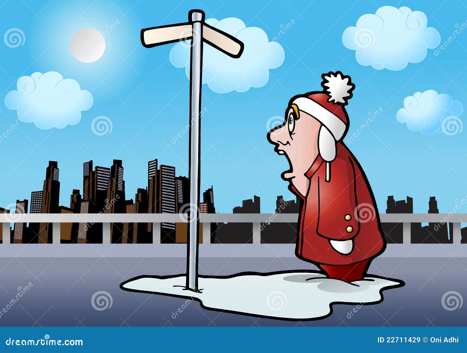 Where do i go? stock illustration. Illustration of human - 22711429