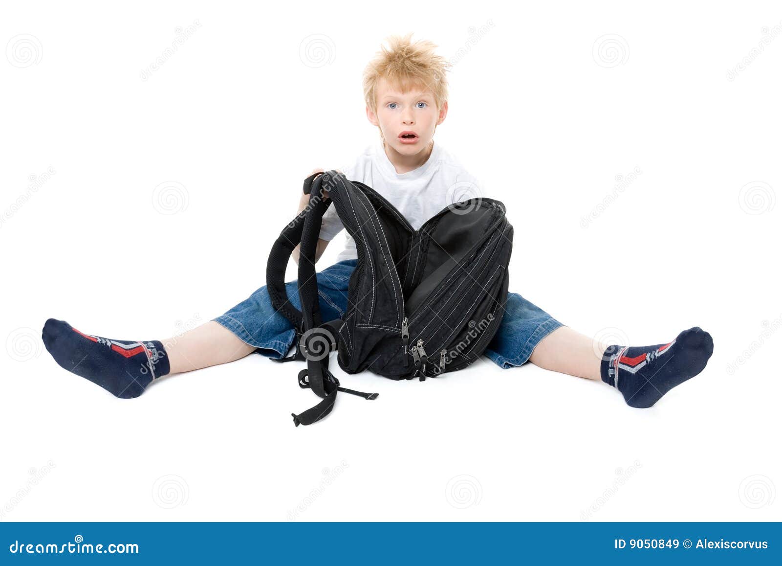Where has all gone? stock image. Image of backpack, open - 9050849
