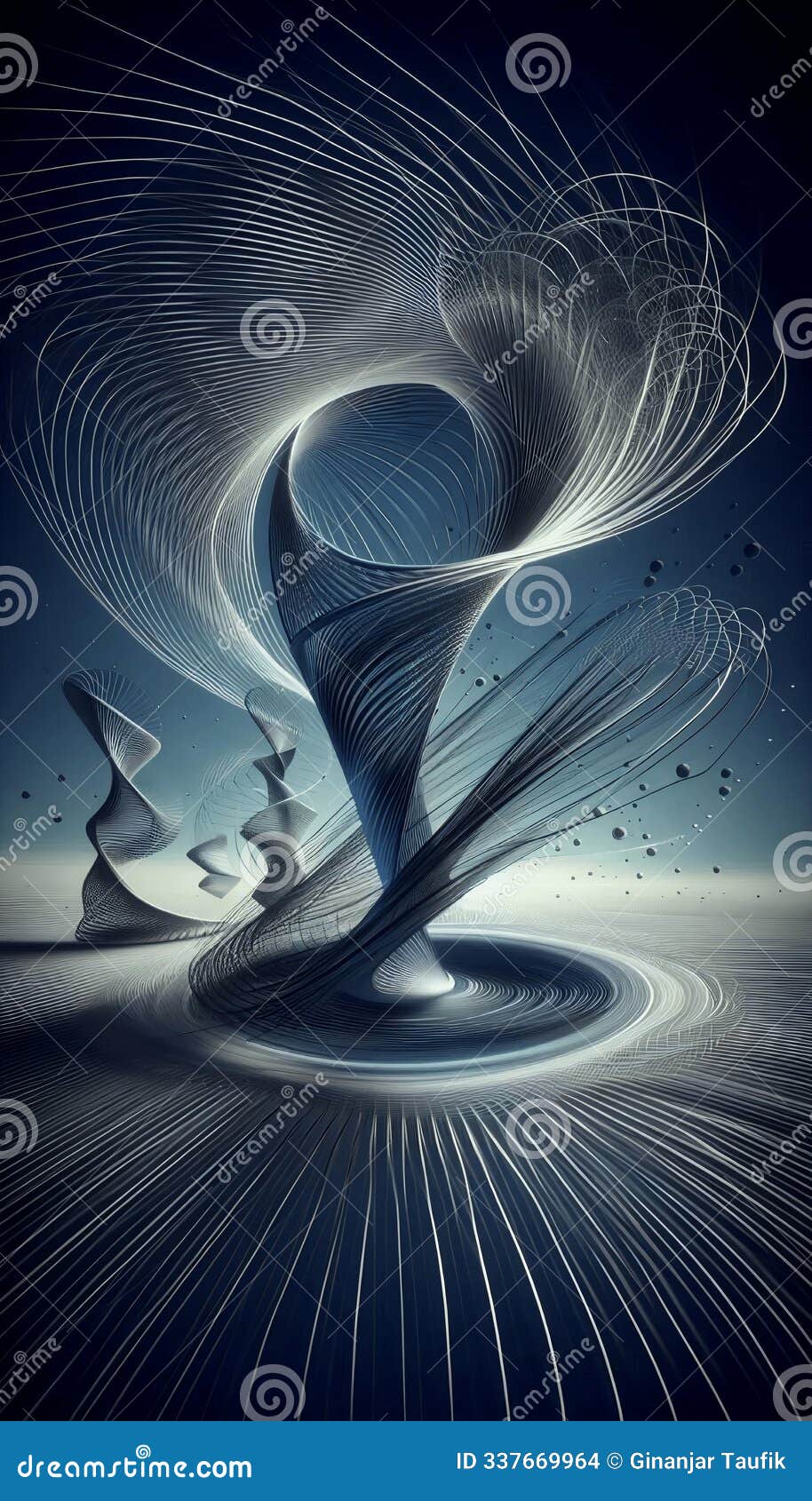 Gravity Distortion Field stock illustration. Illustration of text ...