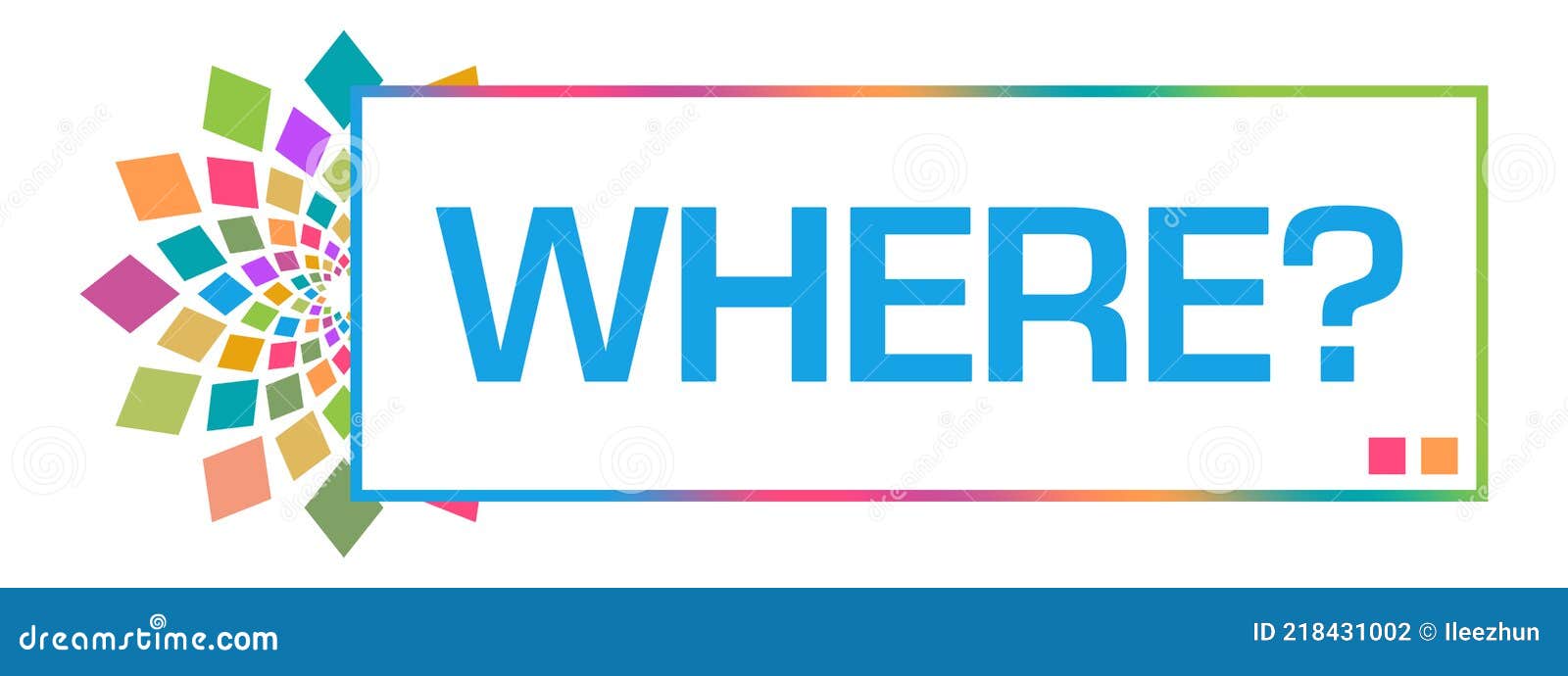 Where Colorful Circular Box Stock Illustration - Illustration of travel ...