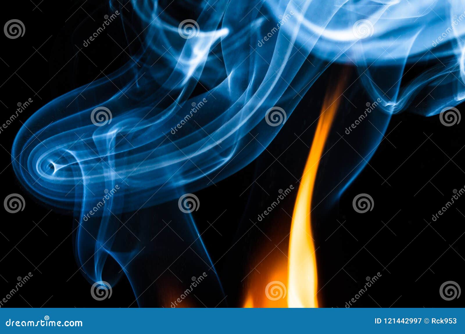Where There is Fire There is Smoke Stock Image - Image of flame, black ...