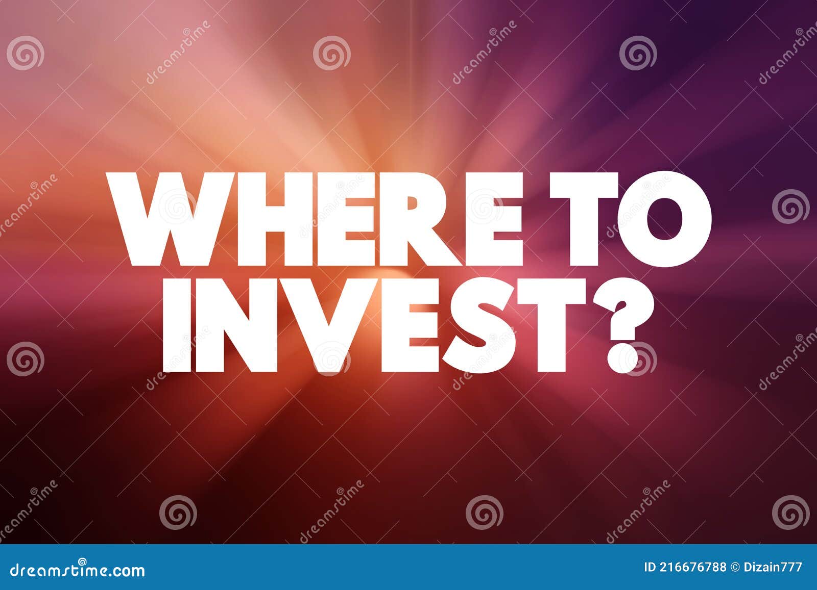 Where To Invest Question Text Quote, Concept Background Stock ... Where To Invest Question Text Quote, Concept Background Stock ...