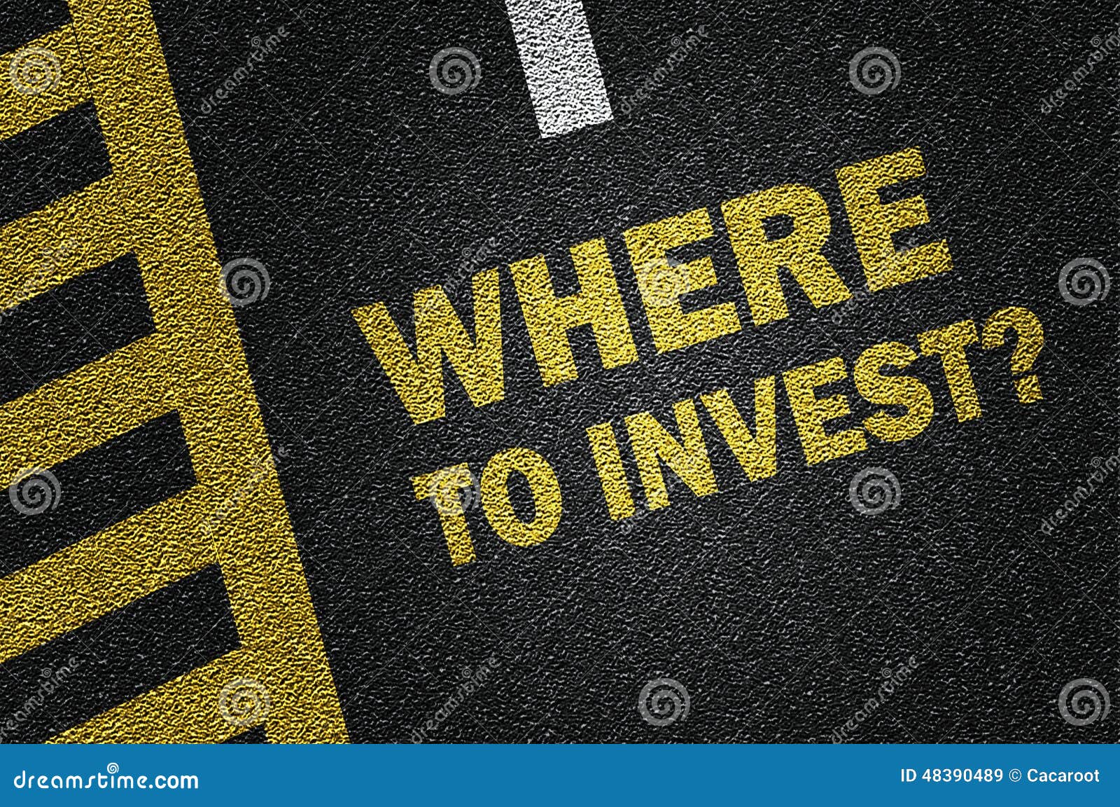 Where to invest? stock illustration. Illustration of advice - 48390489