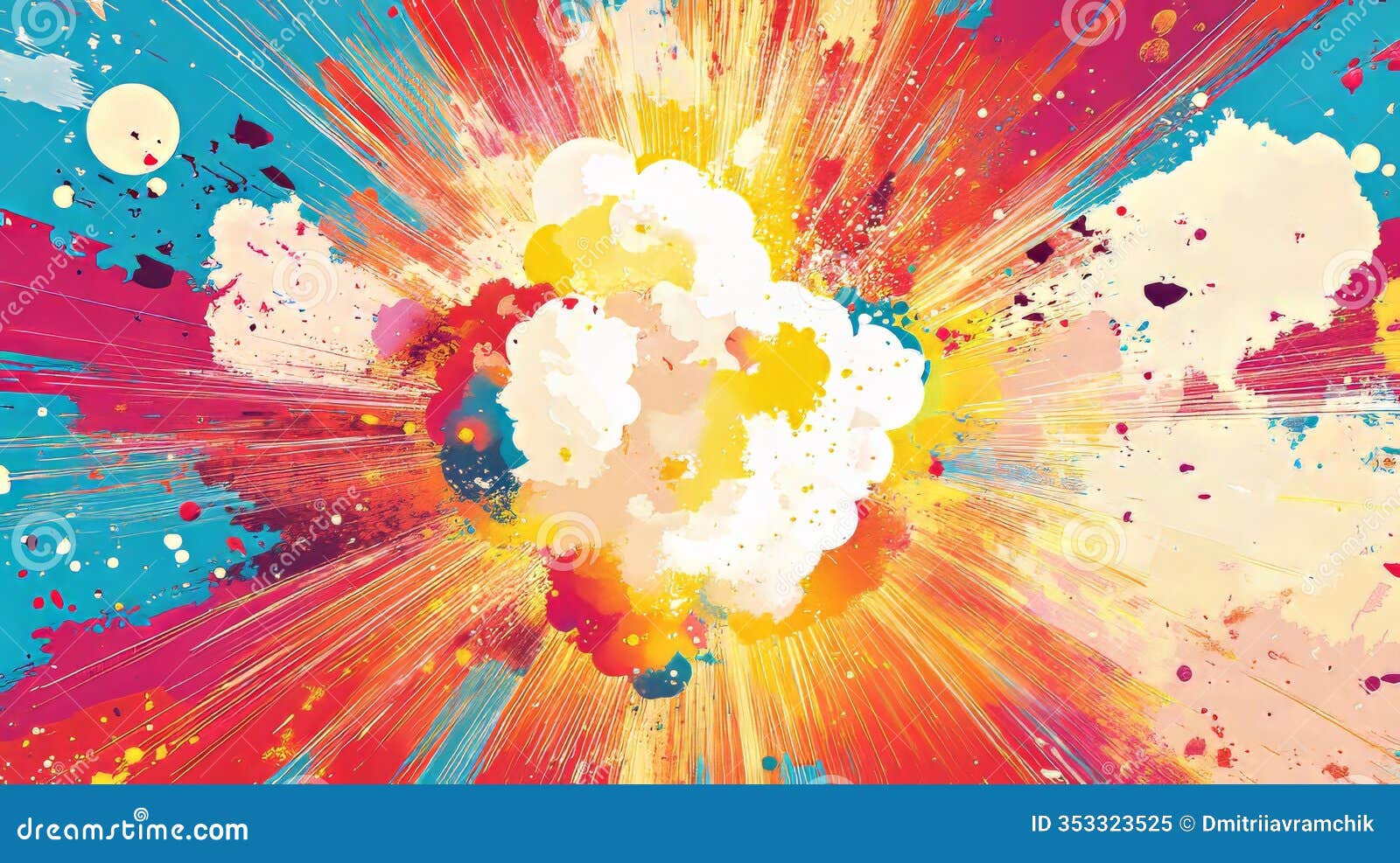 Whether it is a Cartoon Explosion Background or a Comic Fight, it ...