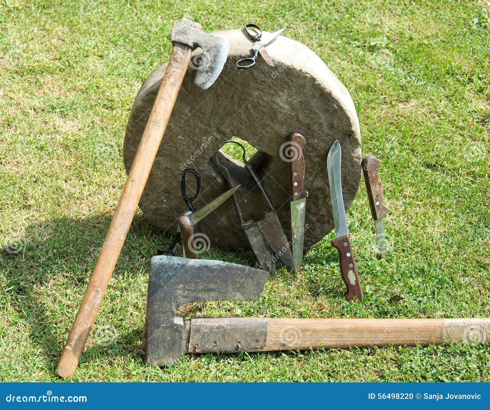 Whetstone For Sharpening Tools Stock Photo | CartoonDealer.com #56498220