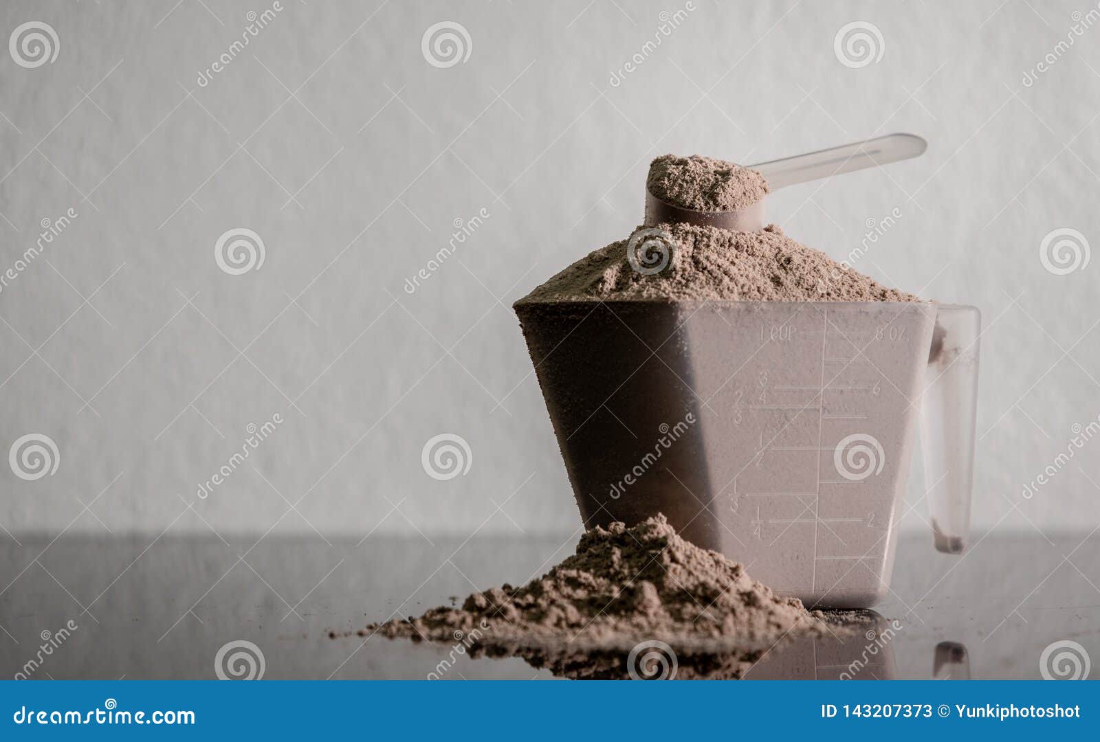 Whey Protein Powder Nutritional Bodybuilding Product Stock Image ...