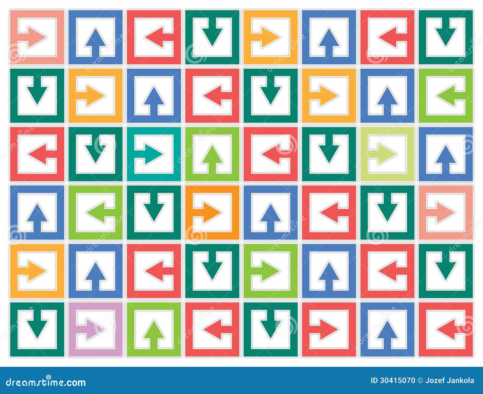 Which direction the stock illustration. Illustration of arrow - 30415070