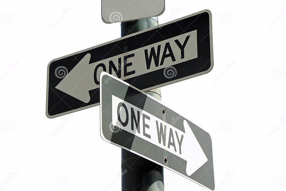 Which way? stock photo. Image of arrows, direction, road - 17927748