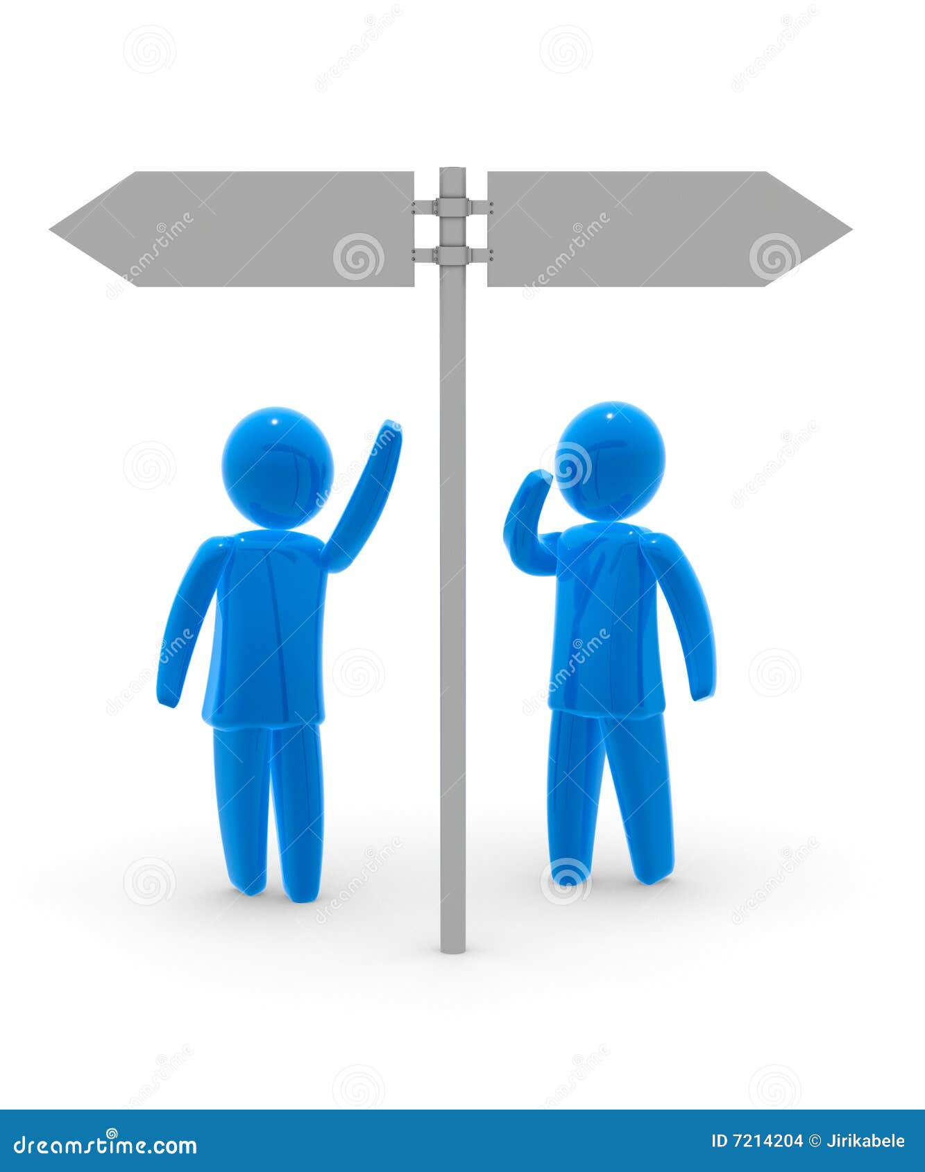 Which way? stock illustration. Illustration of motivation - 7214204