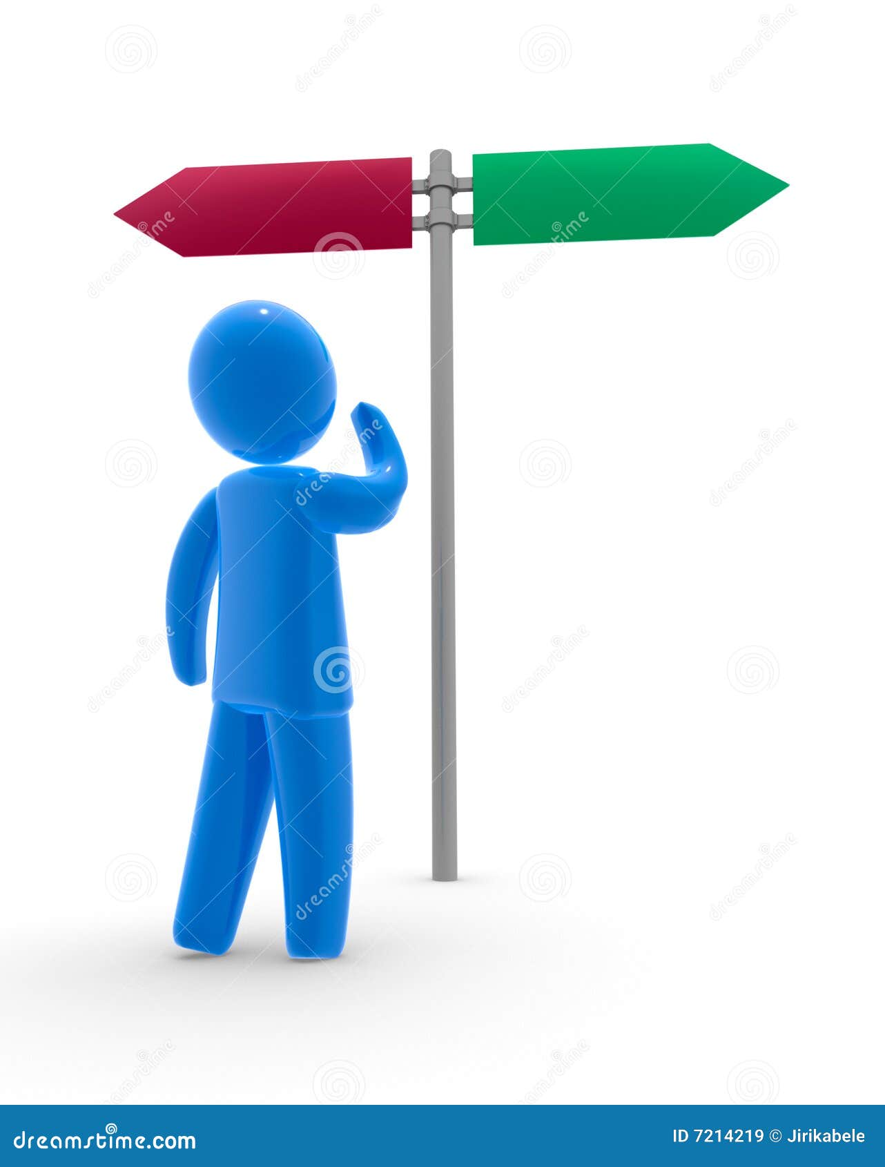 Which way? stock illustration. Illustration of business - 7214219