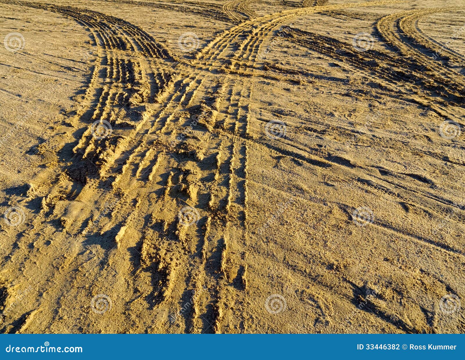 Two Diverging Dirt Roads. A Fork In Two Roads In A Field In The Late ...