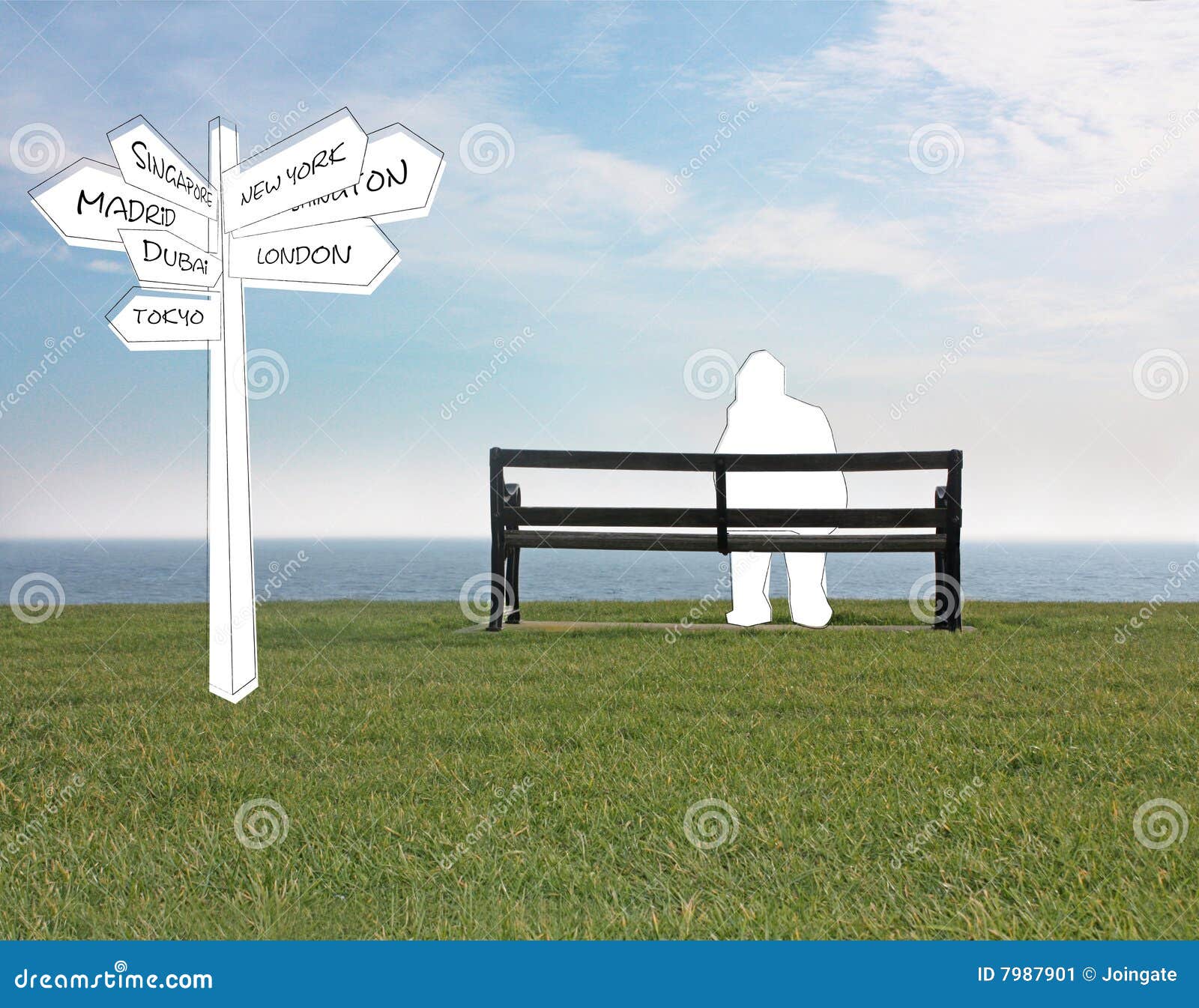 Which Way Now Navigation Directional Sign Stock Image - Image of design ...