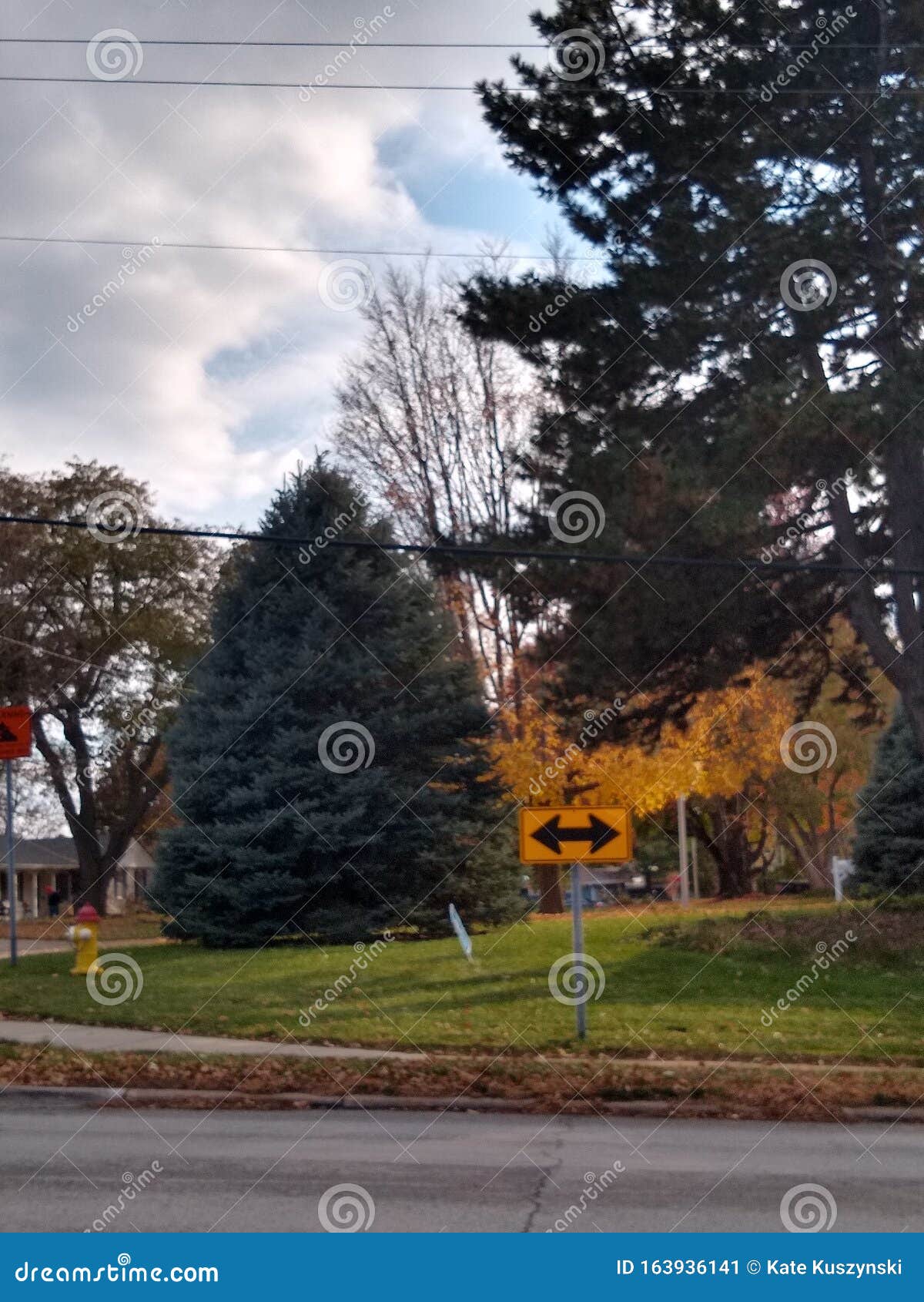 Which Way Should we Go? stock image. Image of neighborhood - 163936141