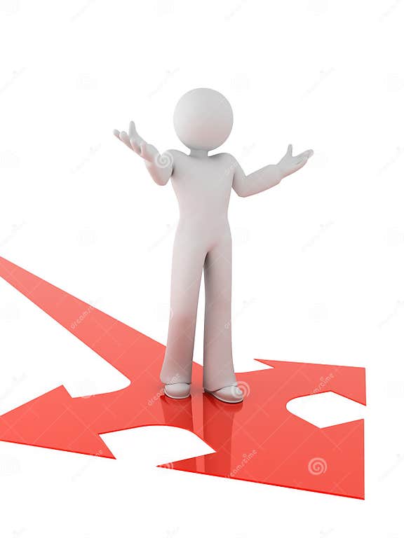 Which way to go? stock illustration. Illustration of route - 14037270