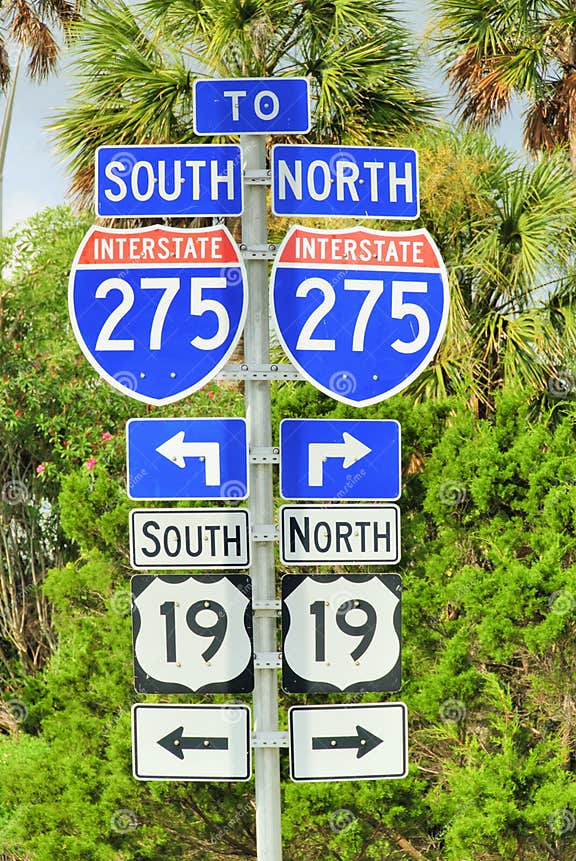 Which way to go stock photo. Image of south, sign, summer - 15199882