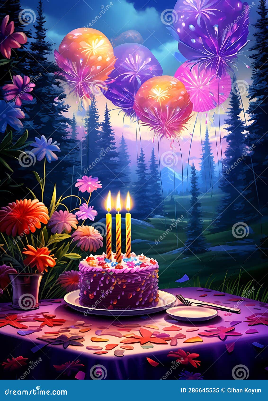 Whimsical Background Graphics Stock Illustration - Illustration of ...