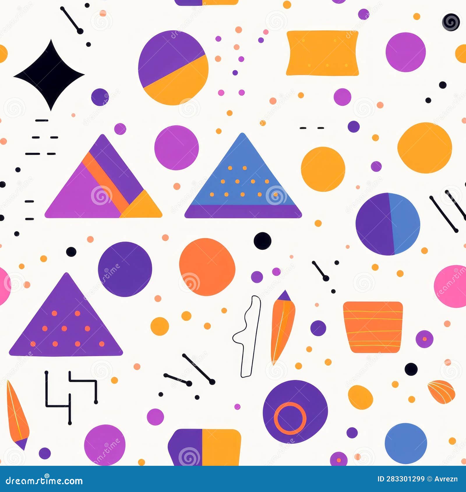 Whimsical Clipart Styled Seamless Pattern for Delightful Designs ... Whimsical Clipart Styled Seamless Pattern for Delightful Designs ...