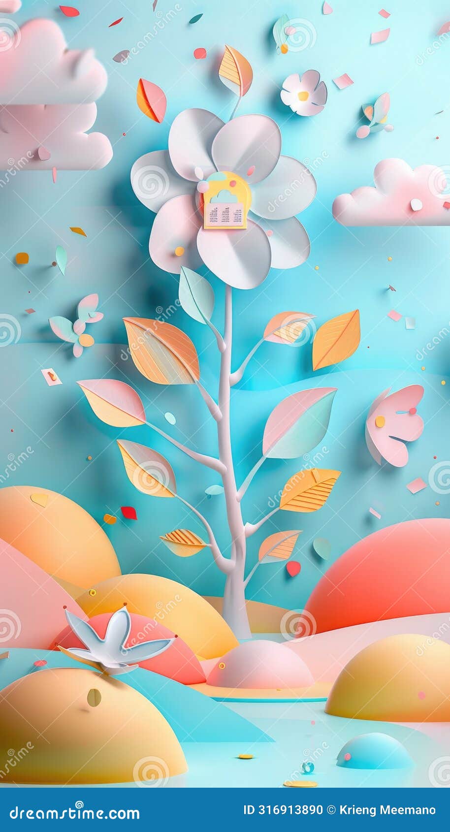 Whimsical Business Insights Colorful Digital Chart Backdrop In ...