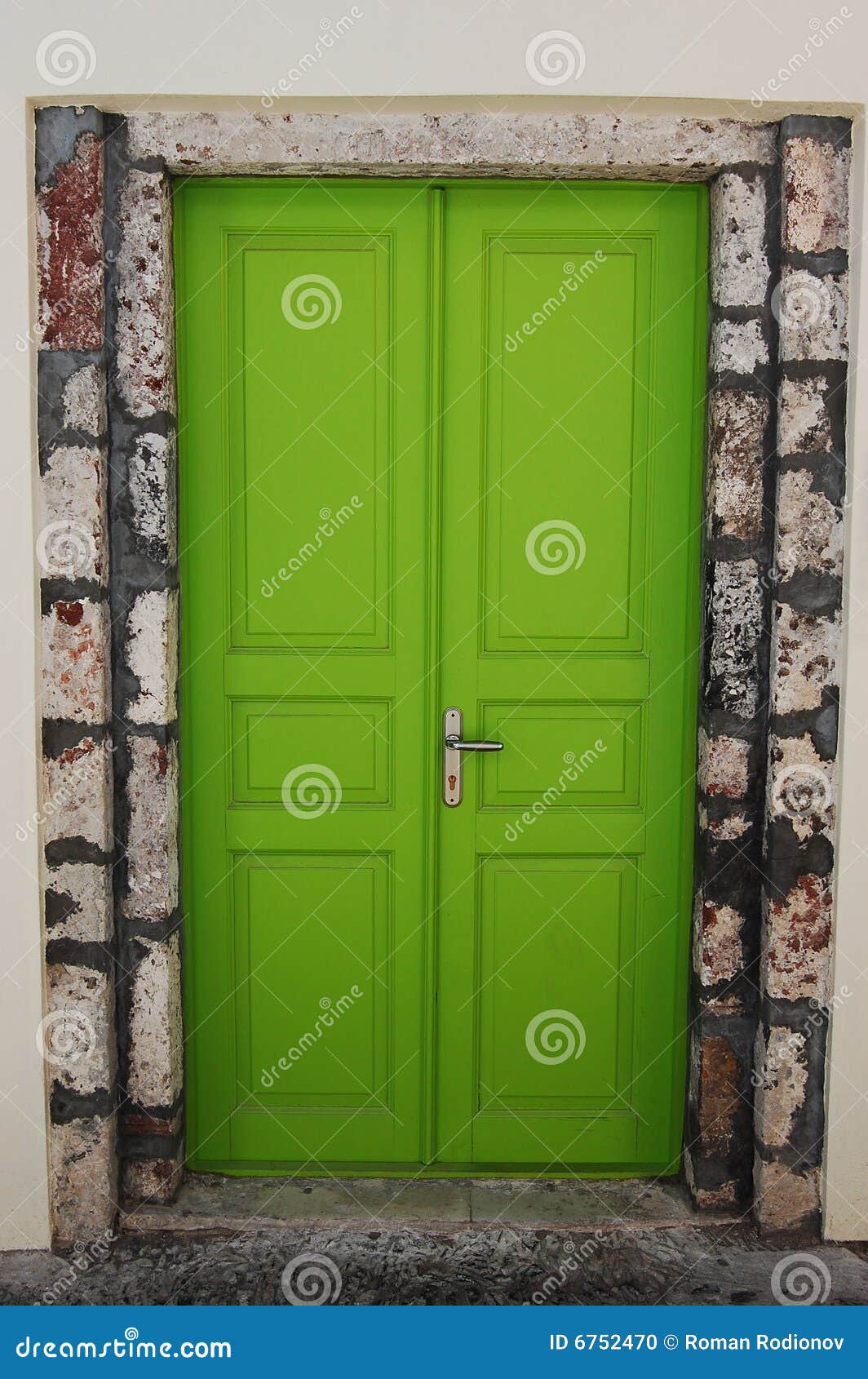 Whimsical Door stock photo. Image of unique, cyclades - 6752470