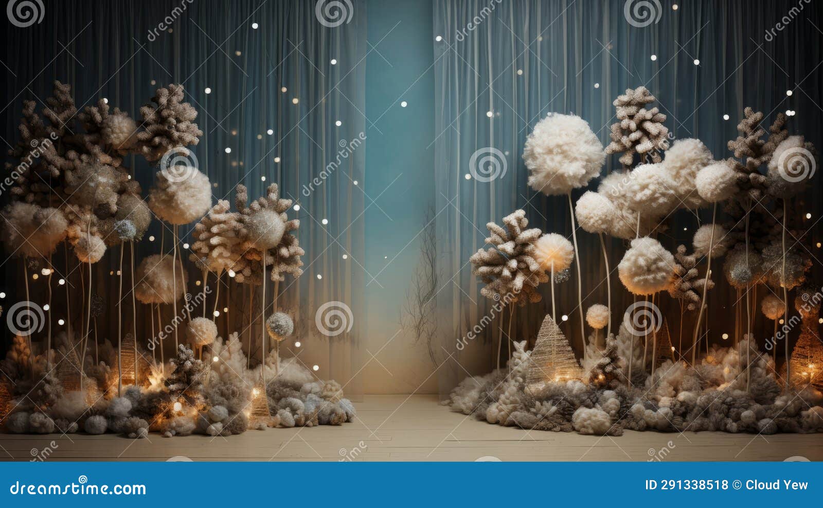 Whimsical festive backdrop stock illustration. Illustration of ...