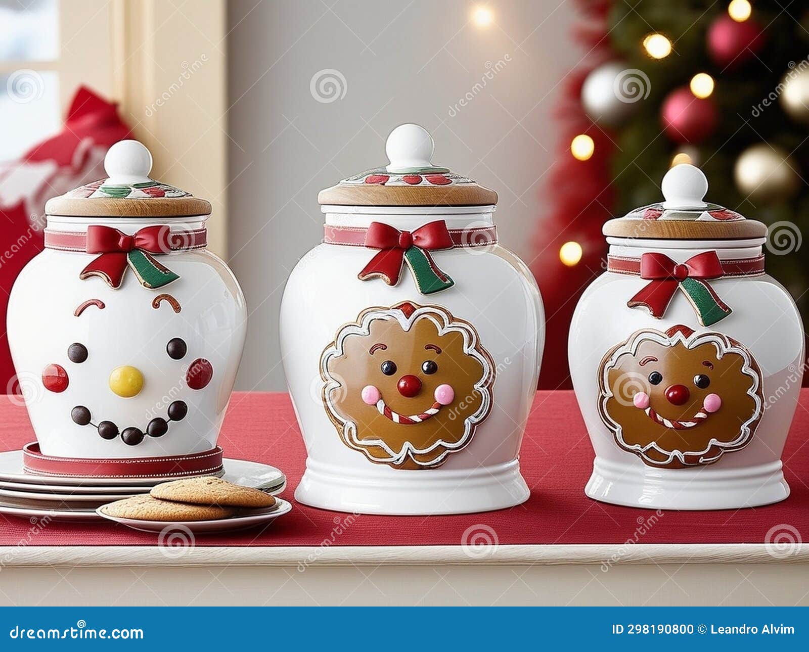 Whimsical Gingerbread Man Cookie Jars Delightful and Festive Storage.AI ...