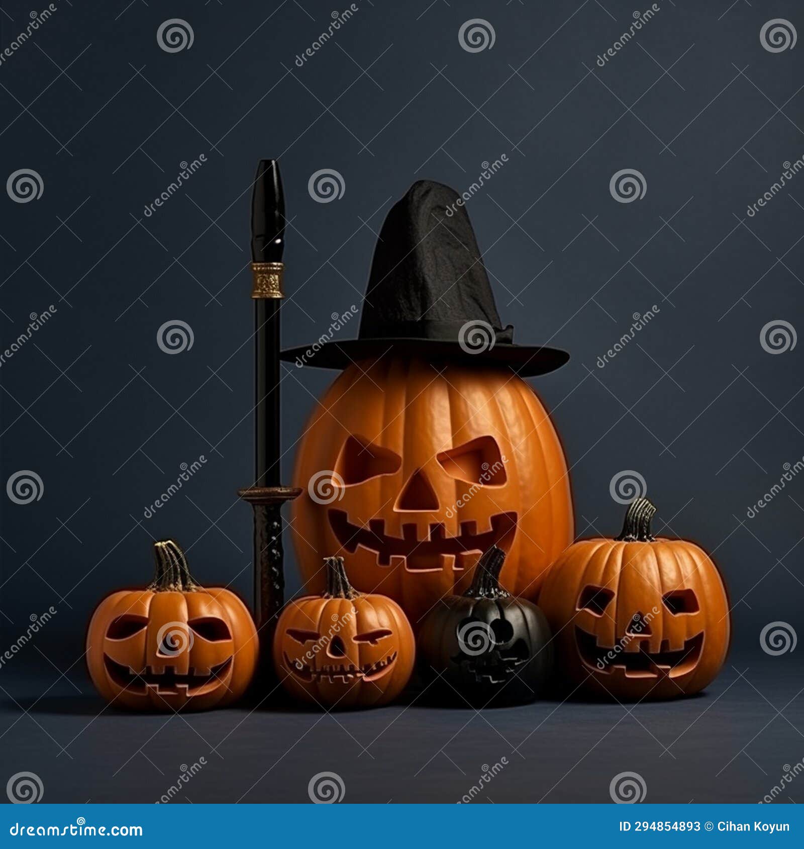 Whimsical Halloween Illustration Stock Illustration - Illustration of ...