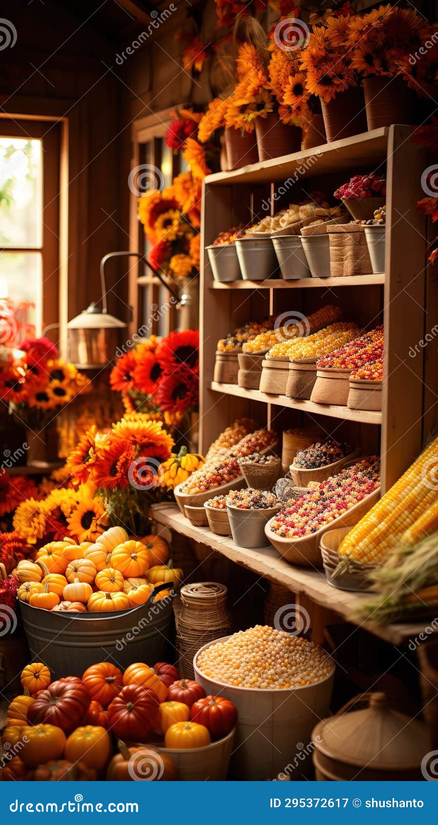 A Whimsical and Heartwarming Thanksgiving Scene, with a Cornucopia ...