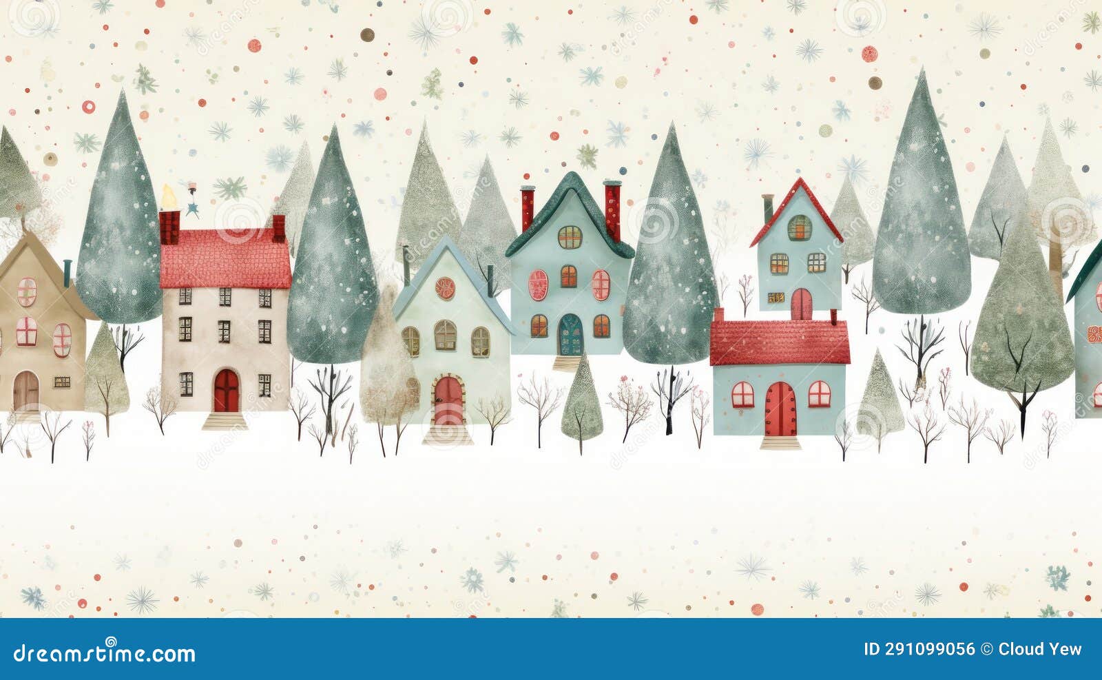 Whimsical Holiday Design, Christmas Whimsy, Visuals Stock Illustration ...