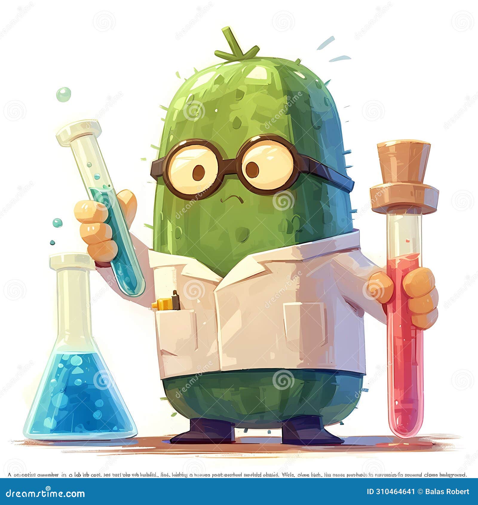 Inventive Pickle Scientist Royalty-Free Stock Photography ...