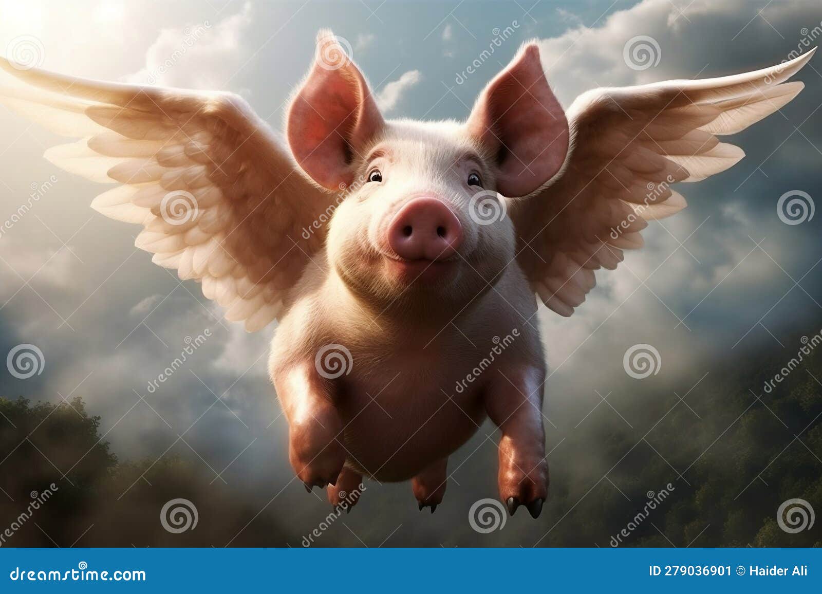 Whimsical Image Tree Growing From Coins Representing Investment Growth Stock Photo ...